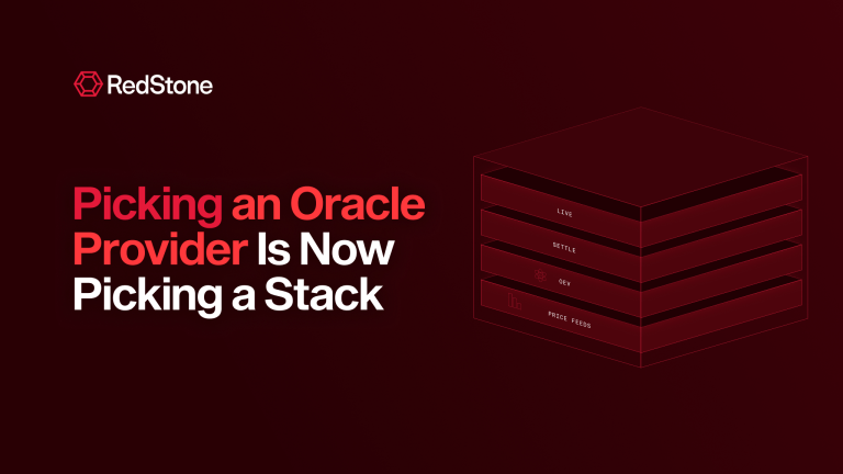 Picking an Oracle Provider Is Now Picking a Stack